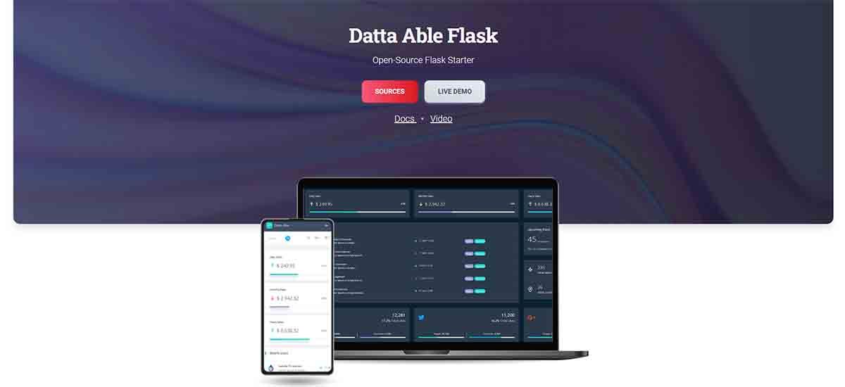 Datta Able Flask - Open-Source Template