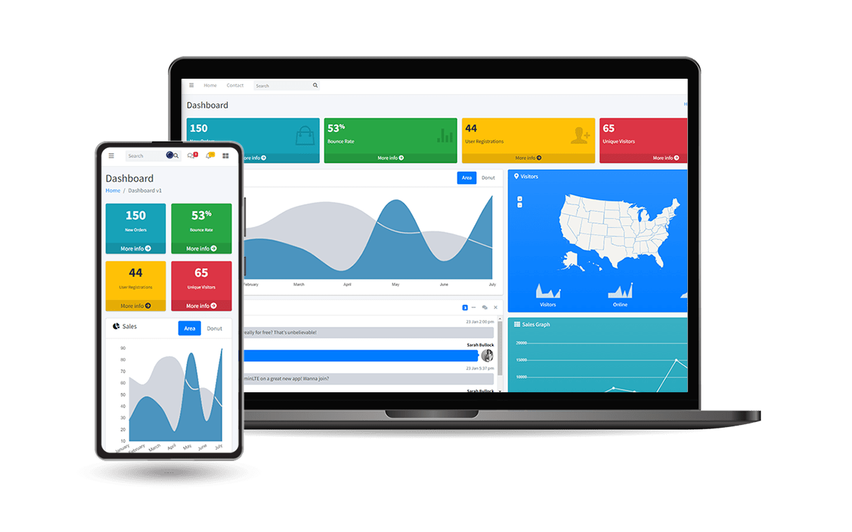 AdminLTE Admin Dashboards