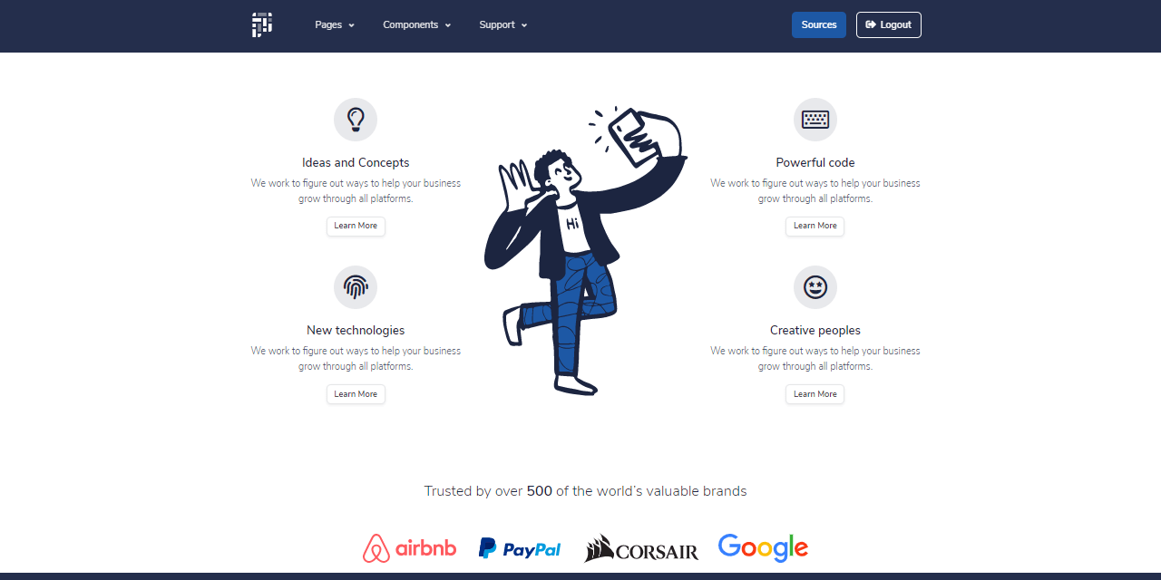 Flask Templates - A curated list with projects