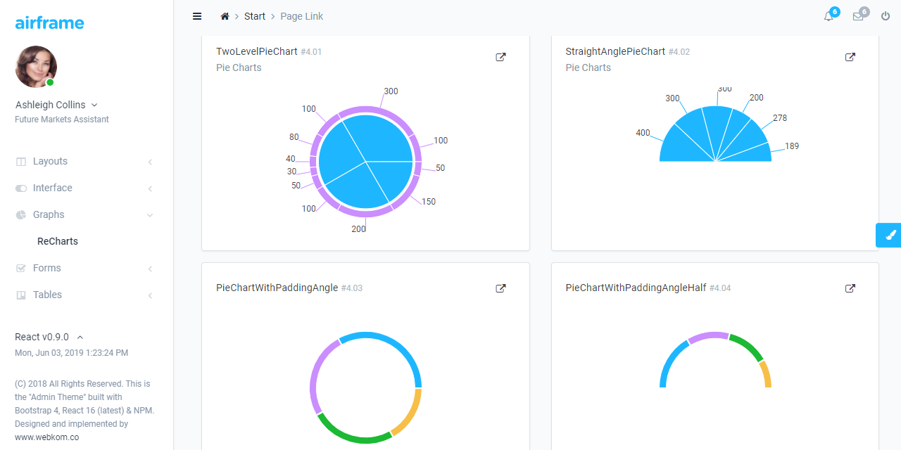 React Dashboard - Modern Designs for 2021
