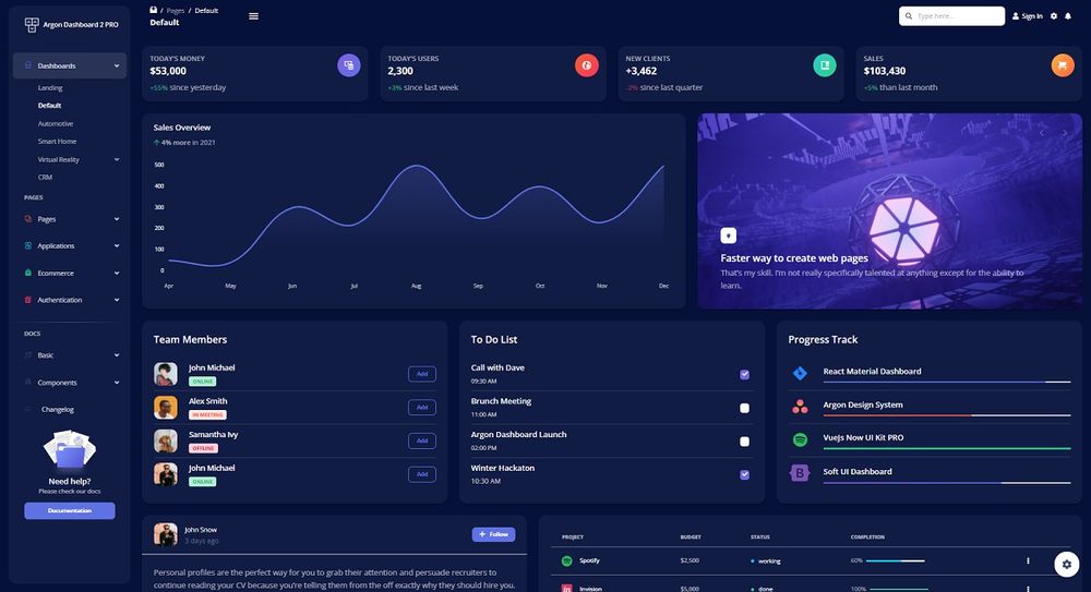 Argon Dashboard PRO - Bootstrap 5 Version Argon Dashboard PRO - Bootstrap 5 Version
