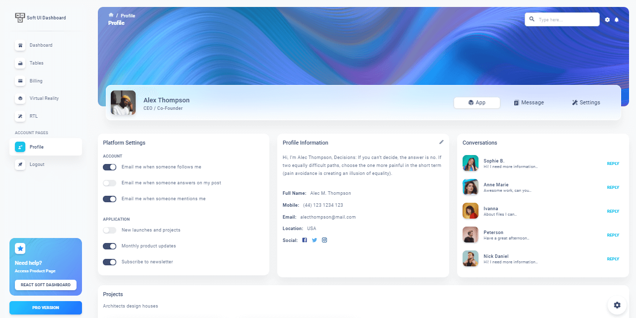 Soft UI Dashboard - Flask v2.0.2 / Docker / MIT License