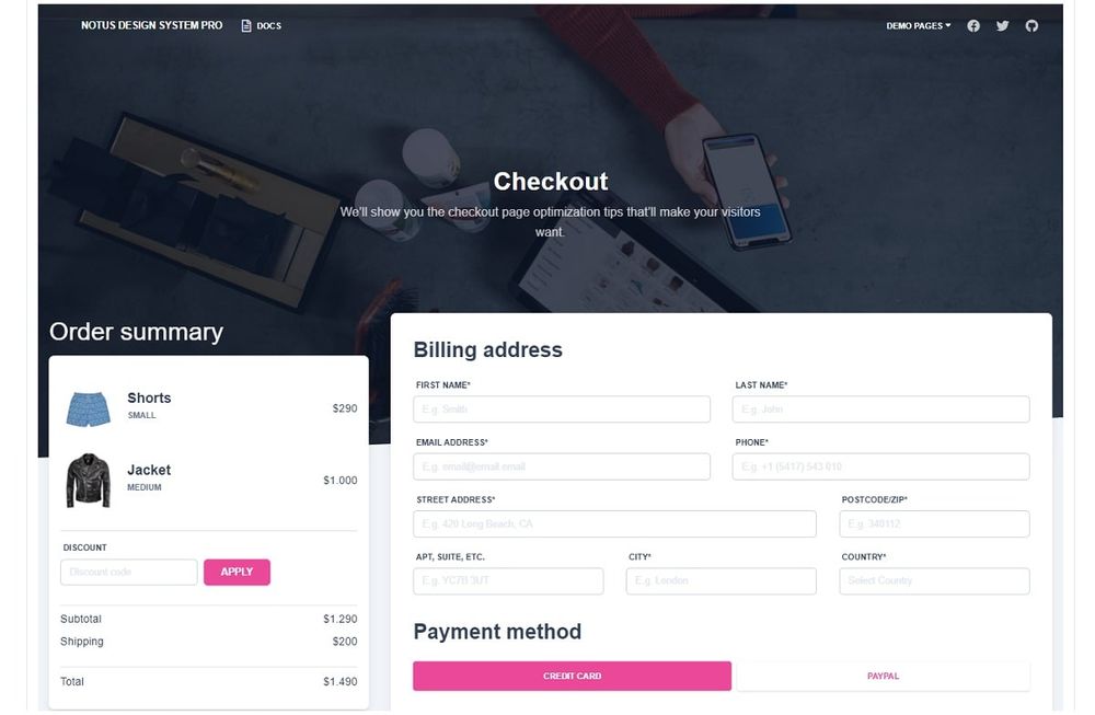 Notus Design System PRO - Tailwind CSS Design