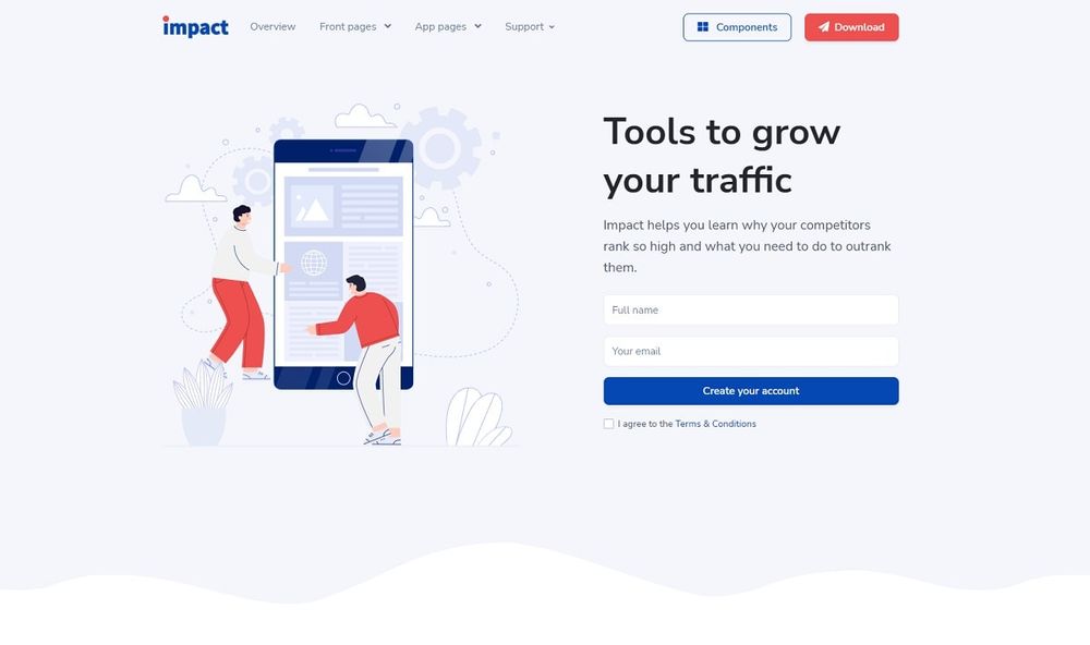 Impact Design System - Free Product