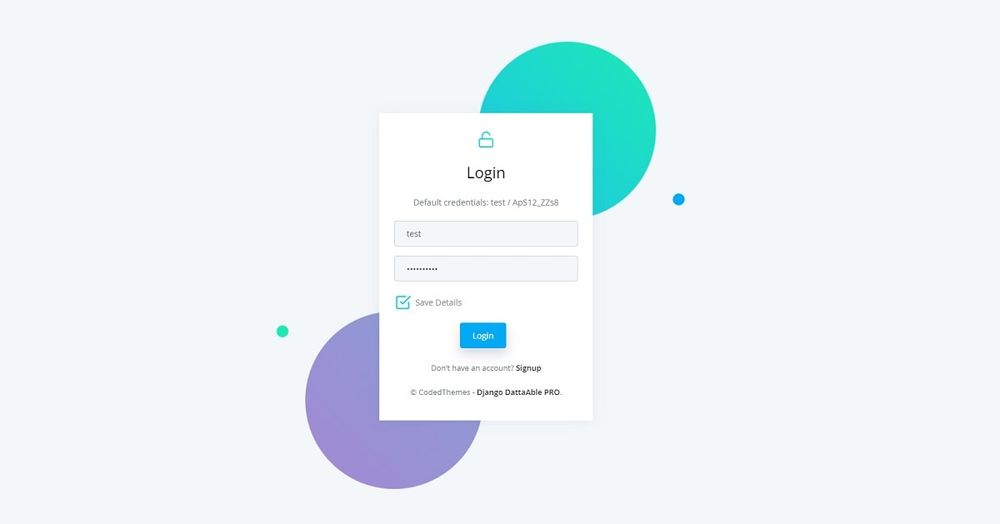 Django Datta Able - Premium Starter