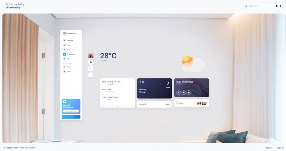 Django React Soft Dashboard - Free Starter