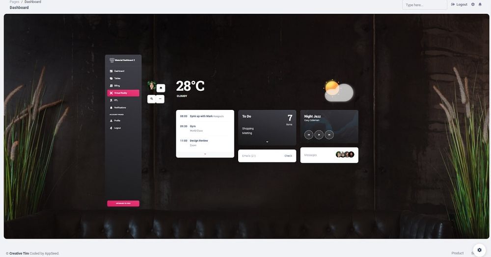 Material Dashboard - Free Django Template