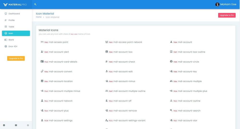 MaterialPro Lite - Open-Source Bootstrap 5 Template
