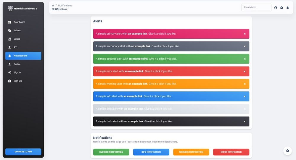 Open-Source MUI Template - React Material Dashboard