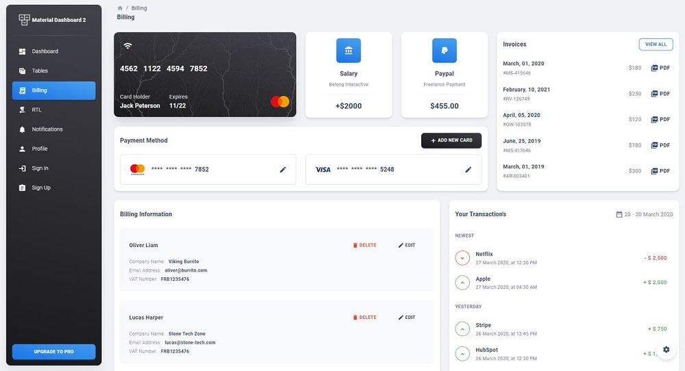 Open-Source MUI Template - React Material Dashboard Open-Source MUI Template - React Material Dashboard