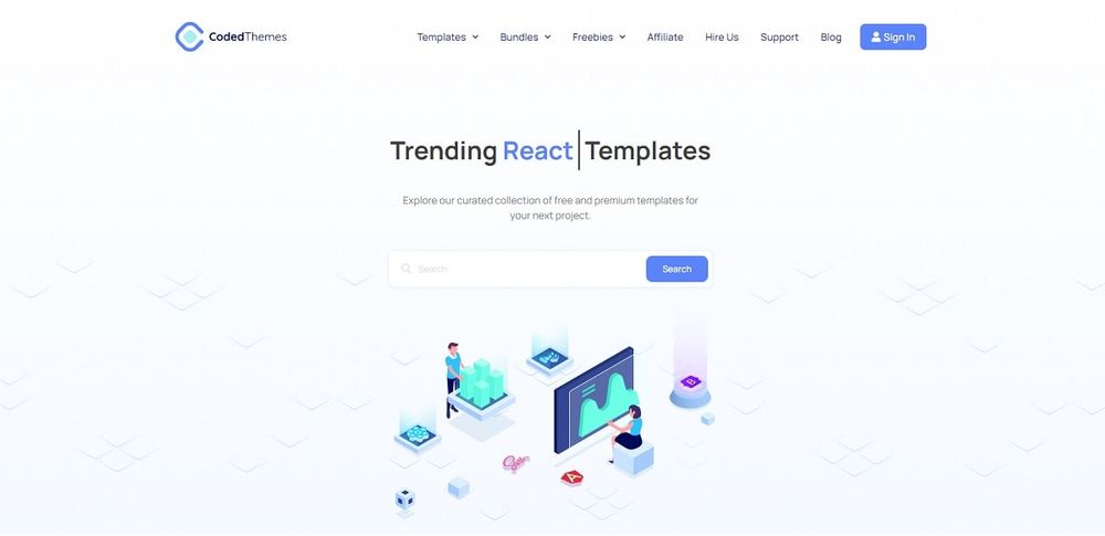 CodedThemes - Free Products (React, Angular, Bootstrap)