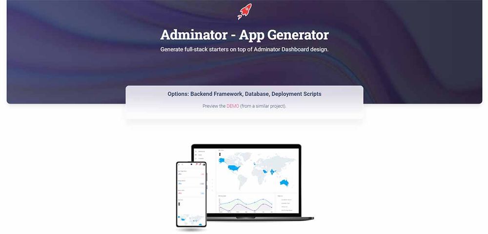 Adminator - Free Admin Dashboard