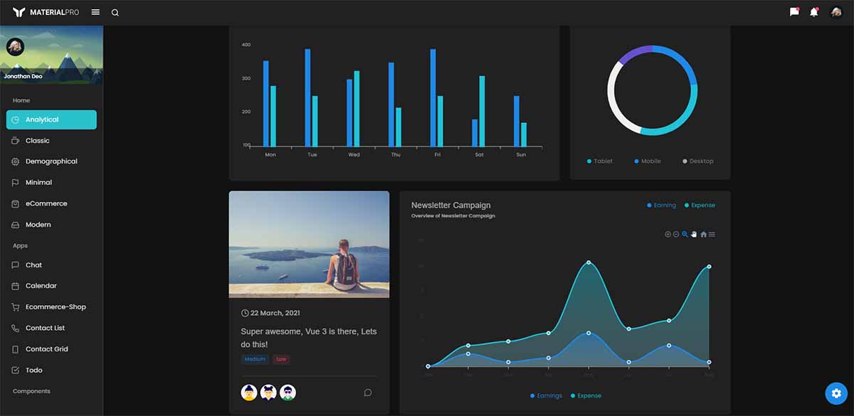 Material Vuetify Lite (Free Product)