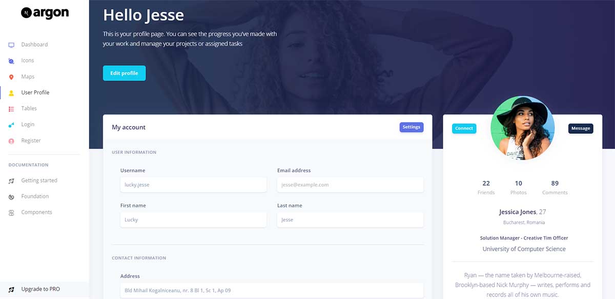 Next JS Argon Dashboard - Open-Source