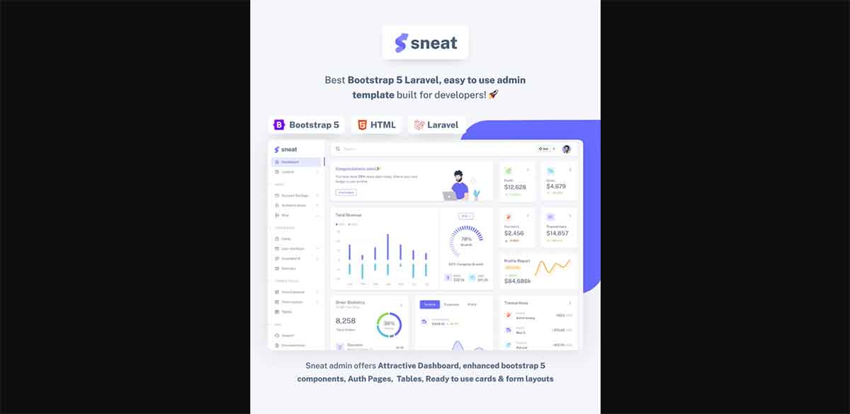 Sneat - Open-Source Laravel Starter