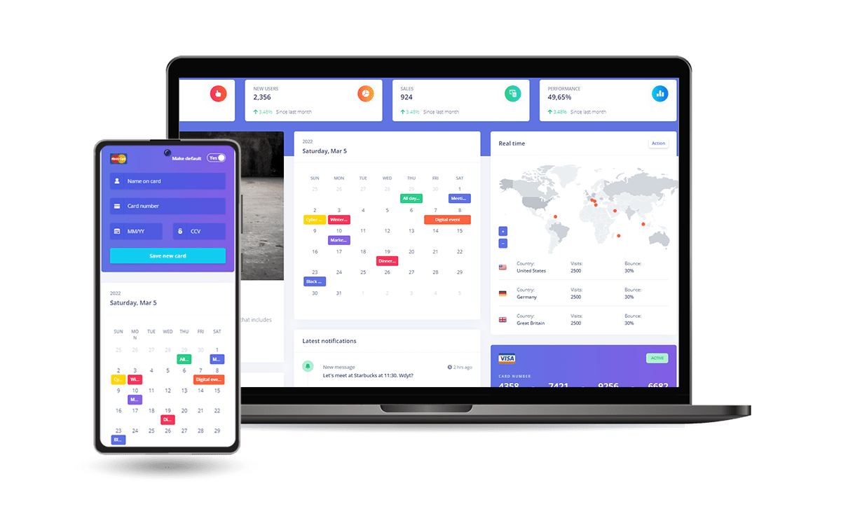 Argon Dashboard - Free Django Template