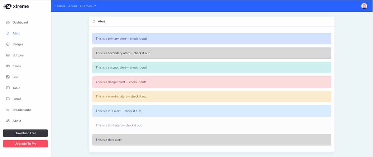 Xtreme Next Js - Free Template
