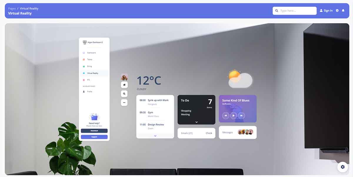 argon - Admin Dashboards