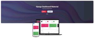 Material Dashboard - Free Django Template
