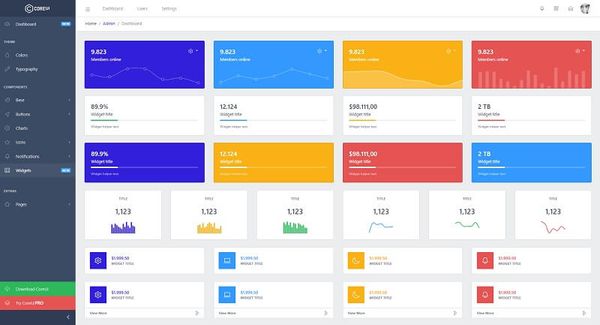 CoreUI - Open-Source Products