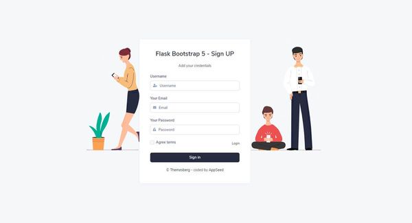 Flask Html Css Template Volt Dashboard