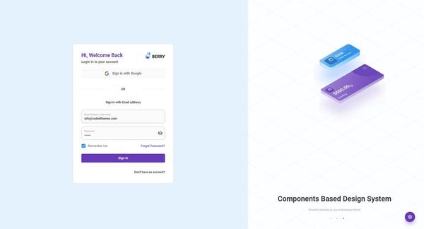 React Berry Dashboard - 360 Degrees Review