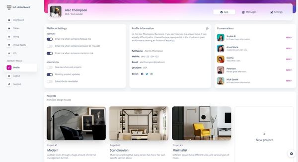 Soft Dashboard - Open-Source Flask Starter