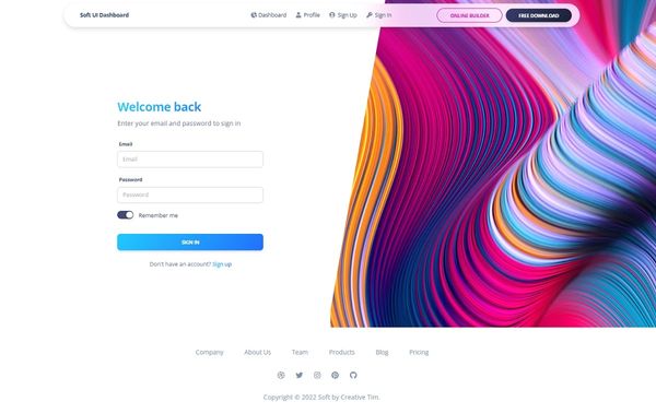Soft UI Dashboard -Free BS5 Template (updated)