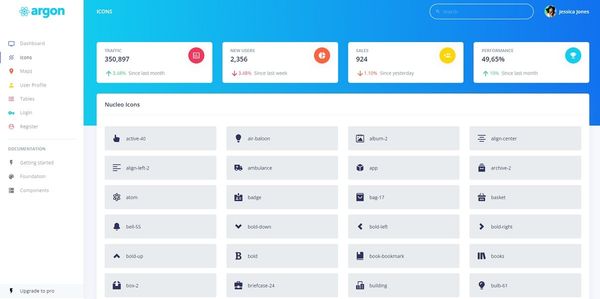 Open-Source MUI Template - Argon Dashboard
