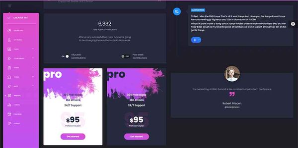 Flask Black Dashboard PRO - OAuth, Extended Profiles