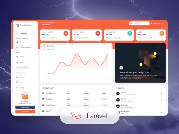 Laravel Starters and Templates (all free)