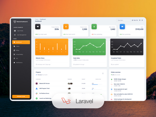 Laravel Starters and Templates (all free)
